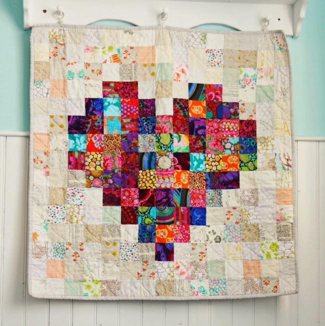 Tutoriales de Patchwork: CORAZÓN PIXELADO