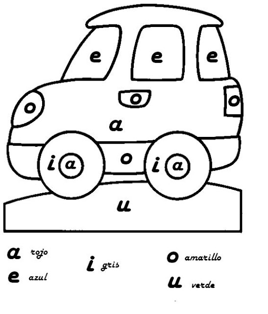 RECURSOS PARA EDUCACIÓN INFANTIL : FICHAS PARA PRACTICAR LAS VOCALES