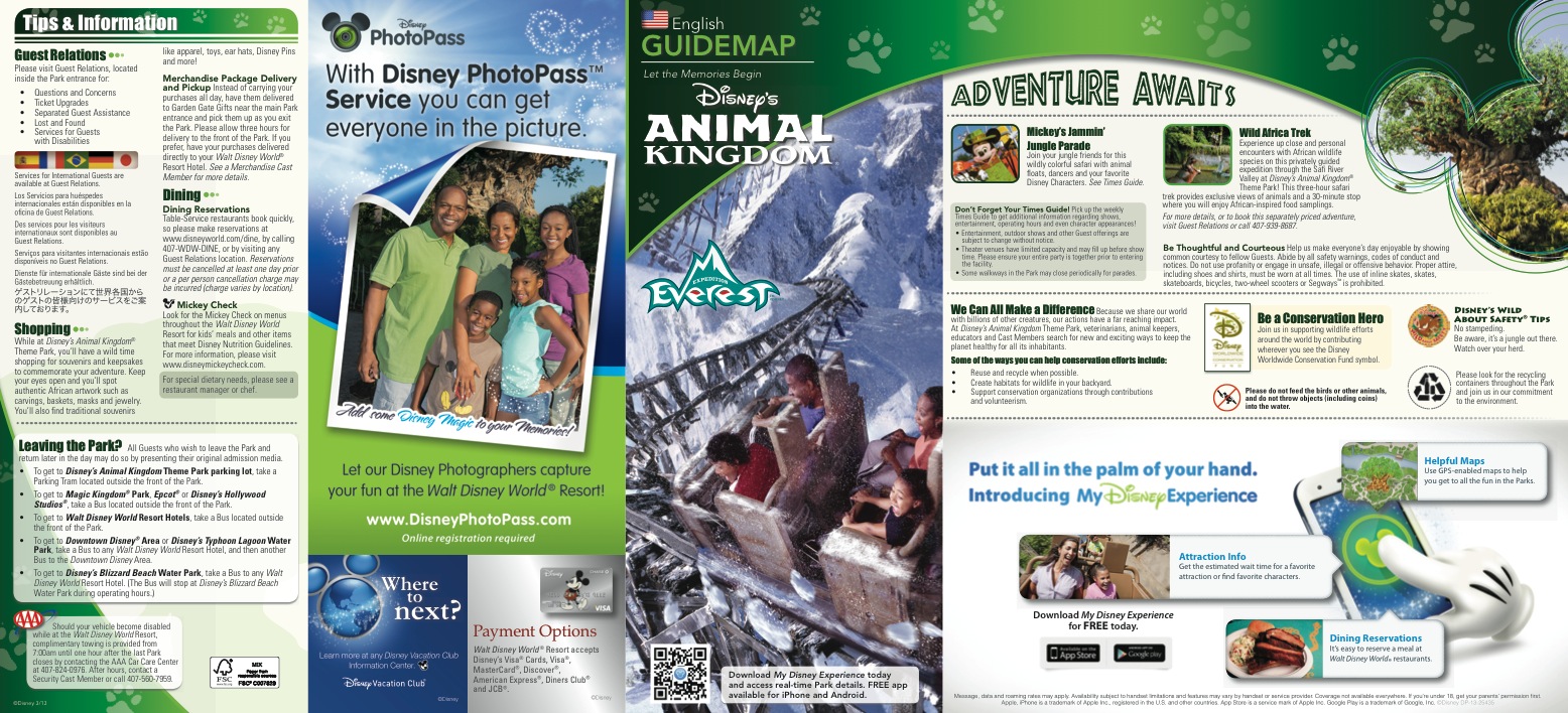 Parkscope: The New Walt Disney World Guide Maps