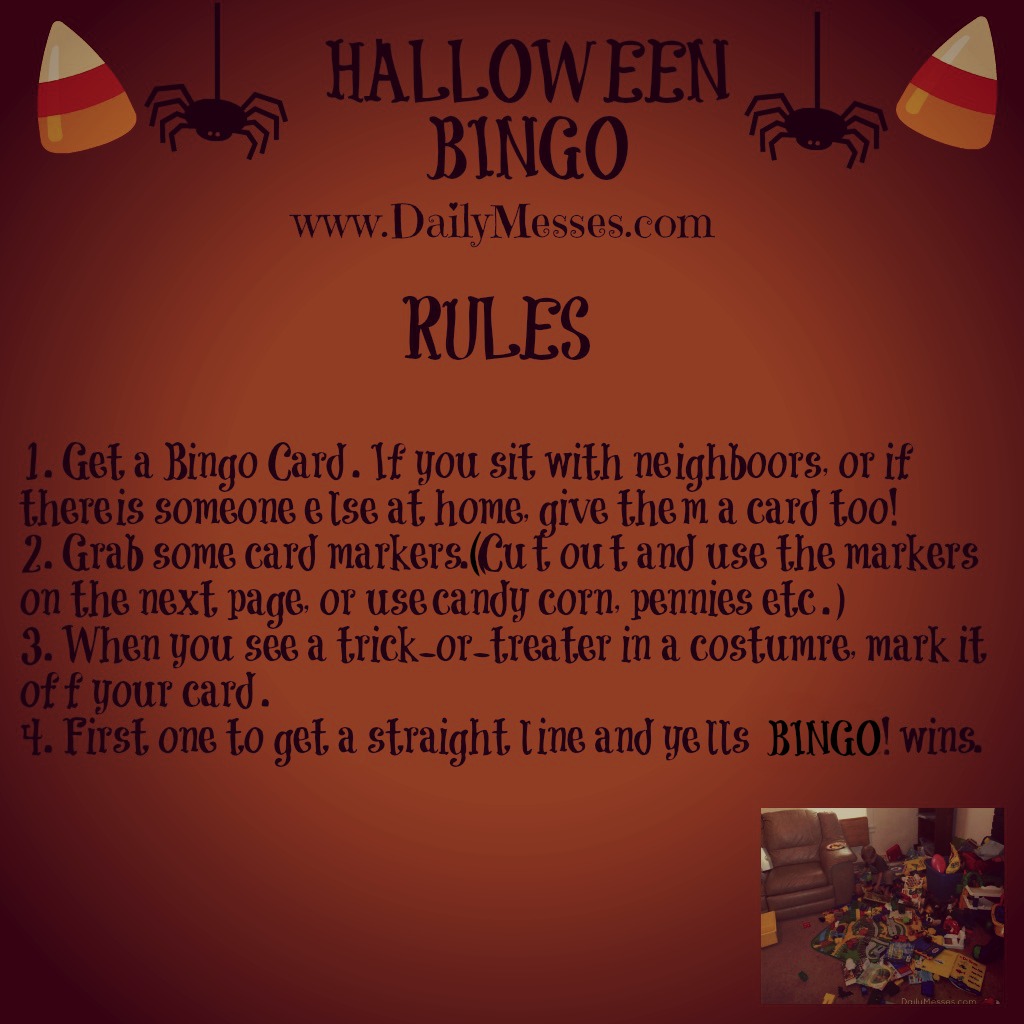 Daily Messes Halloween Bingo daily-messes-halloween-bingo