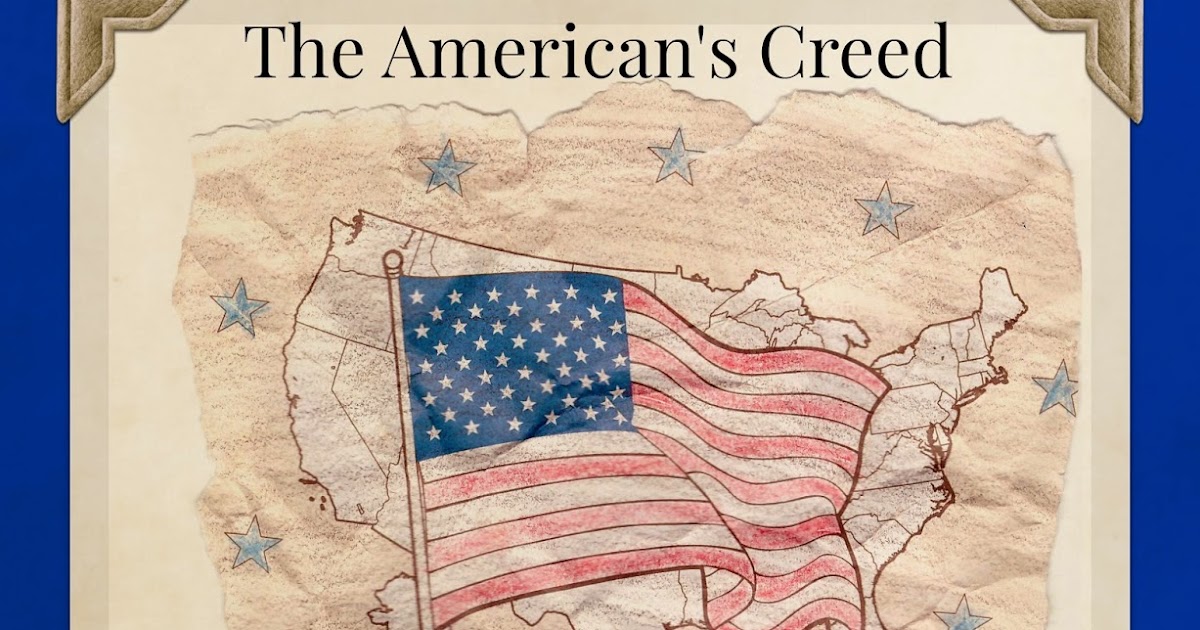 "Be The One" : The American's Creed