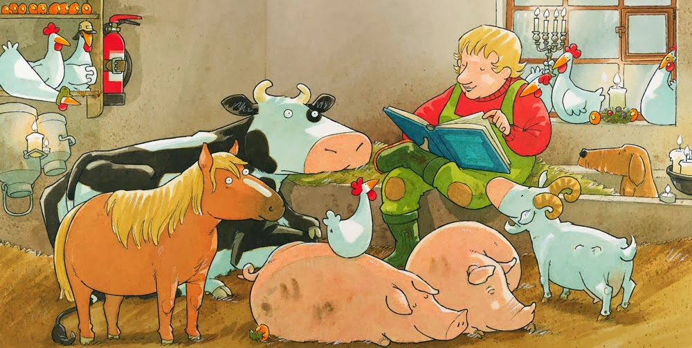 Pinzellades al món: Llegint en la granja / Leyendo en la granja ...