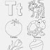 Kids Page: Alphabet Letter T Worksheet | Printable Coloring Worksheets