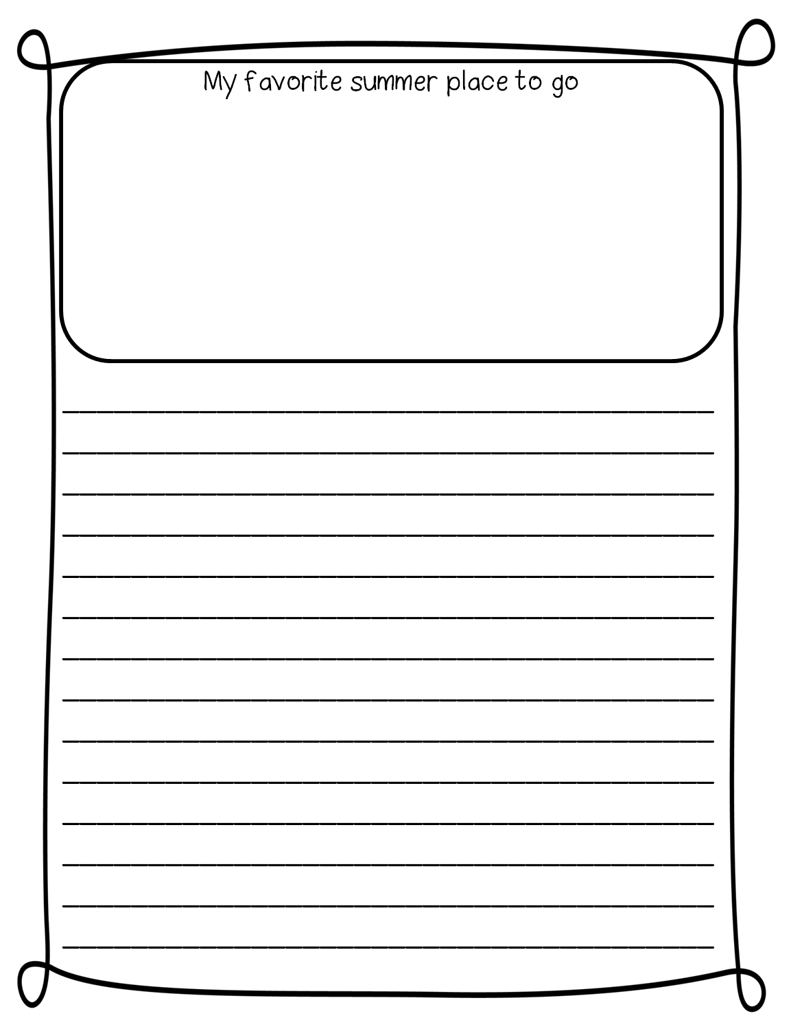 The Days of Summer! A send home packet of fun! | First Grade Wow ...