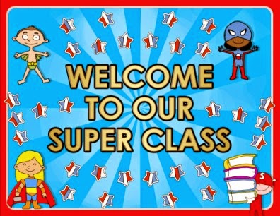 SPANISH TEACHER FROM SPAIN: Back to School - Superhero themed posters ...