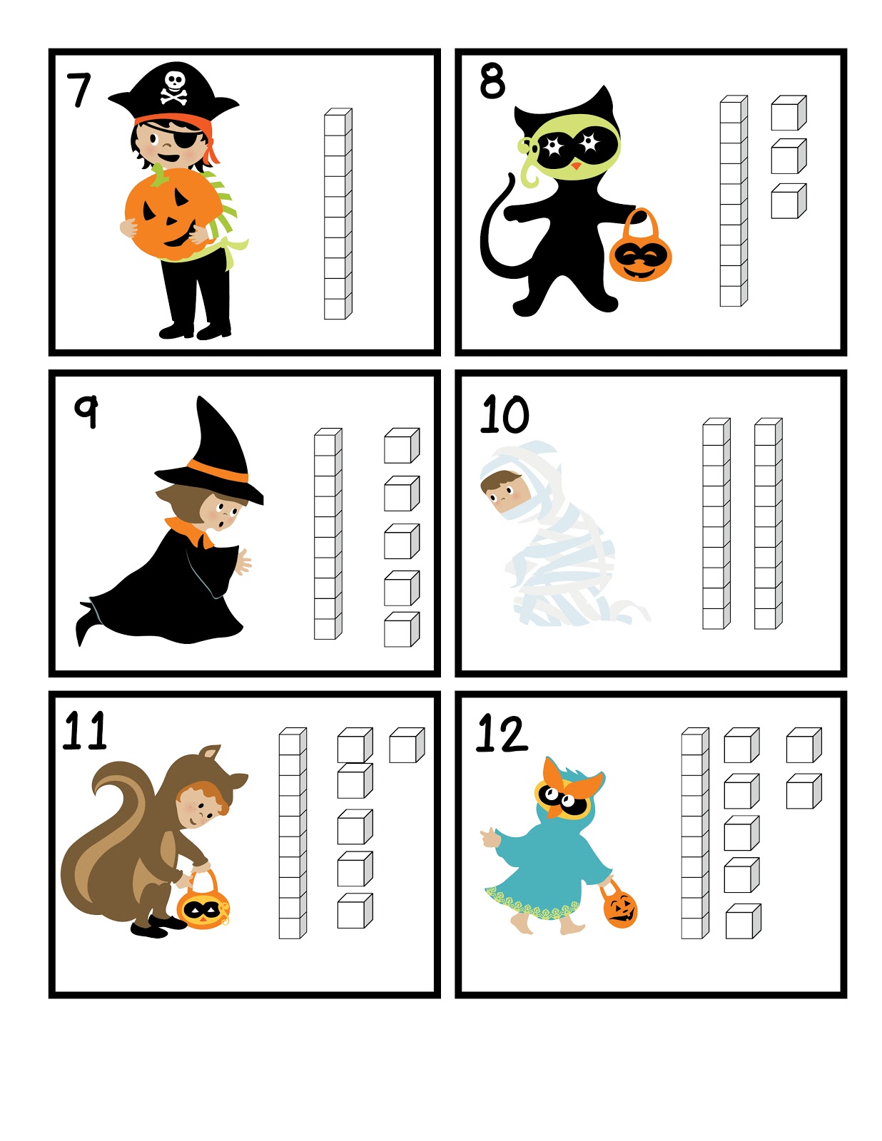 Growing Little Minds: Halloween Math Centers for Common Core
