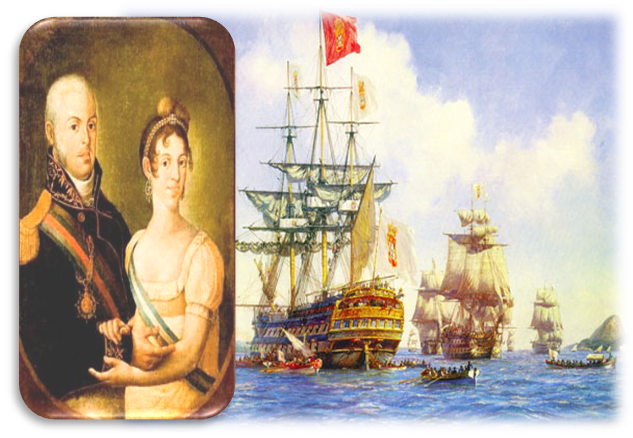 Historiar : 8.5 - A chegada da família real ao Brasil em 1808