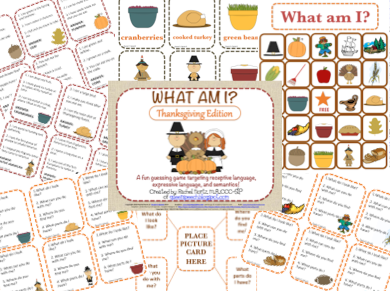 What am I? Thanksgiving Edition {A Describing Game} | The Queen's Speech