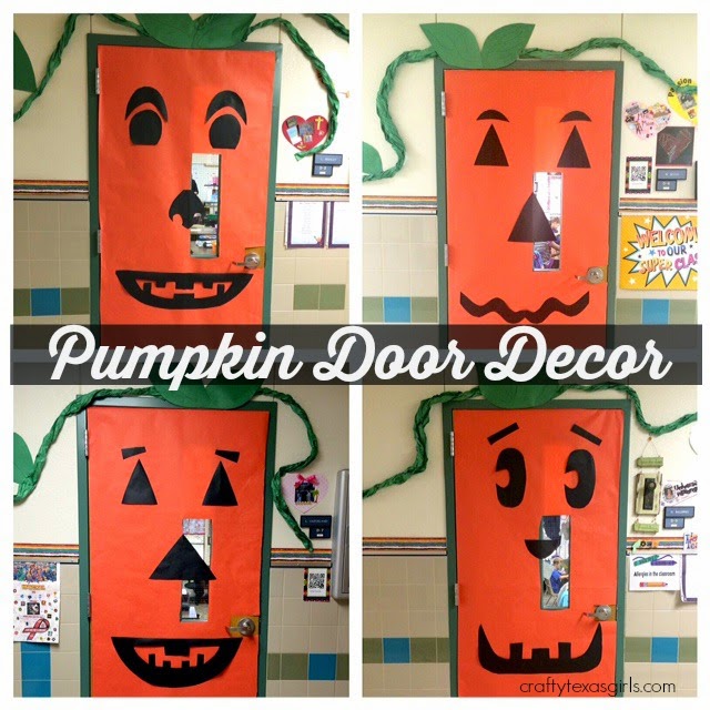 Crafty Texas Girls: Pumpkin Door Decoration