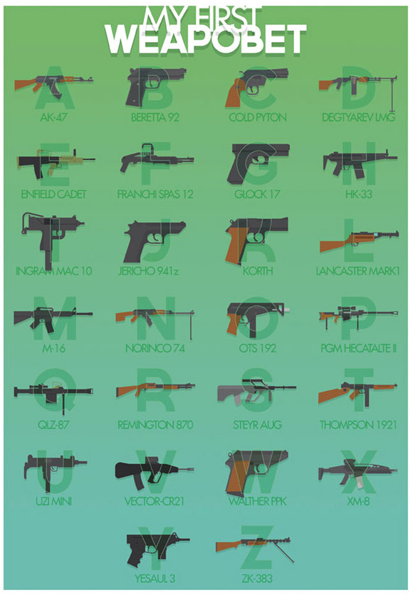 WEAPON ALPHABET. WEAPON ALPHABET.