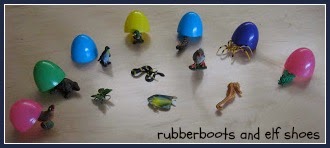 oviparous animals and their eggs - rubber boots and elf shoes