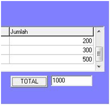 CARA MEMBUAT PENJUMLAHAN ISI TABLE PADA DBGRID DI DELPHI 7 - Tutorial Delphi