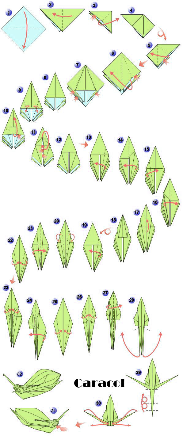 Como hacer origami con sus pasos - Imagui