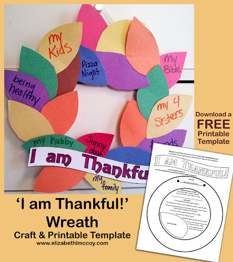 Liz 2.0: Thankful Wreath Printable