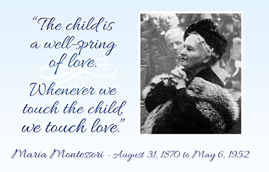Montessori w domu: Happy Birthday Maria Montessori!