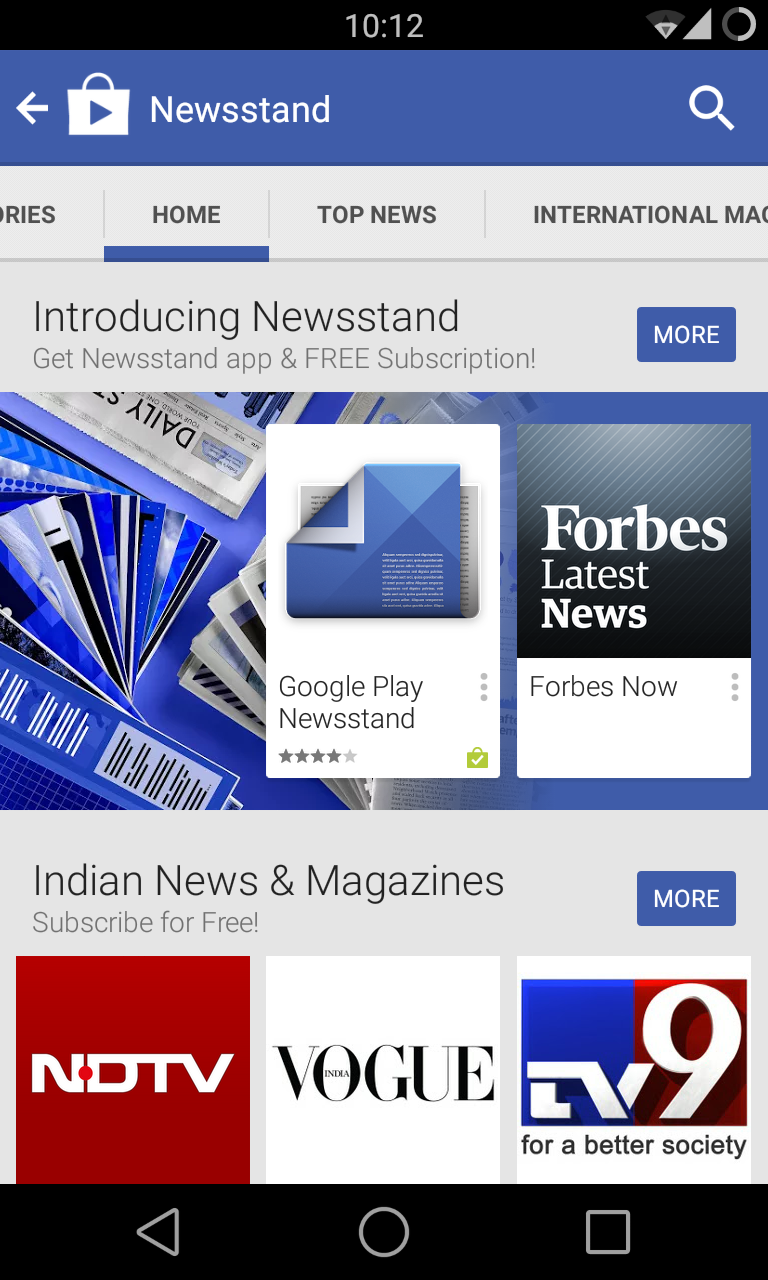 Google Play Newsstand paid content now available in India, offline access for YouTube coming soon
