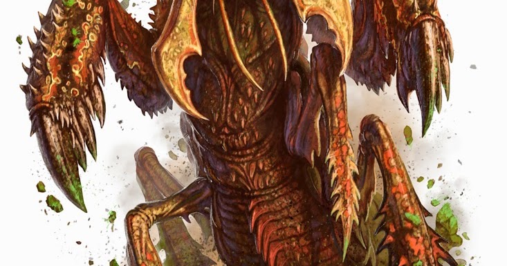 The DOODLES, DESIGNS, and aRT of CHRISTOPHER BURDETT: Dungeon & Dragons Monster Manual - Ankheg