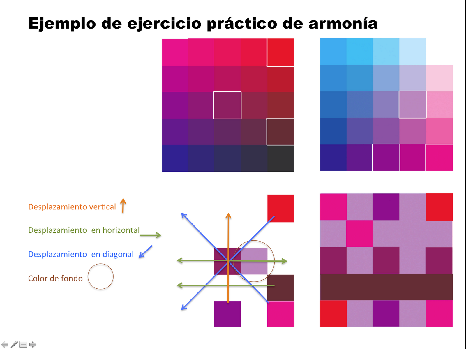 coloruney: Pautas y ejemplos-Ejercicios de armonías coloruney: Pautas y ejemplos-Ejercicios de armonías