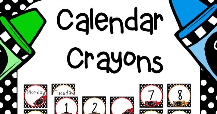 Joy of Kindergarten: Calendar Numbers Freebie