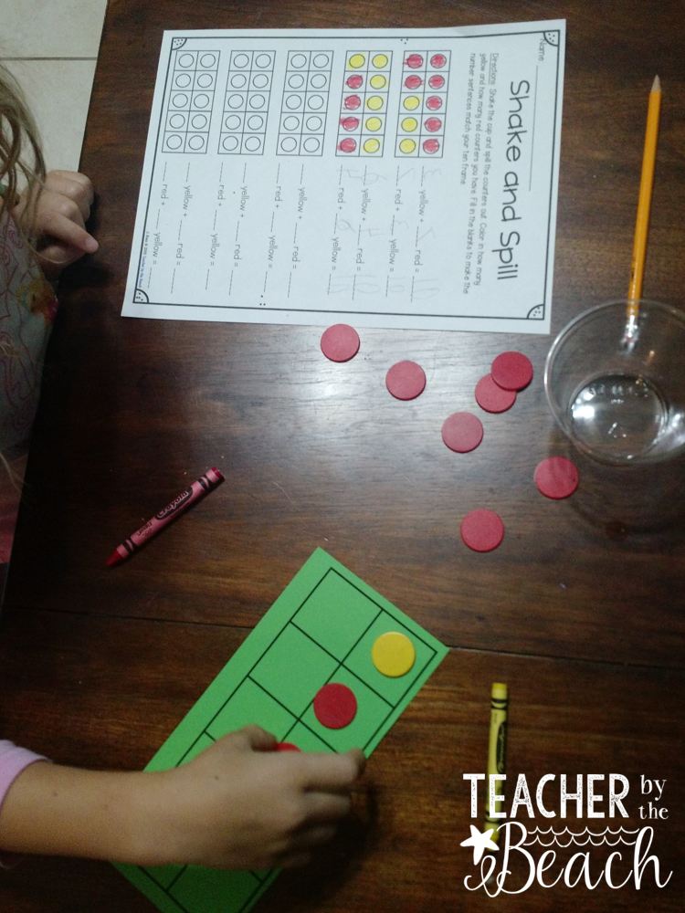 Ten Frame Adding - Teacher by the Beach