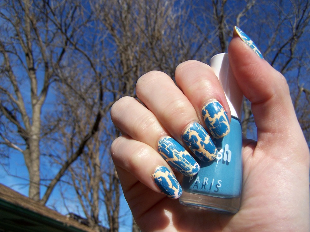 Concrete and Nail Polish: Nail Polish Paris Crackle Concrete and Nail Polish: Nail Polish Paris Crackle