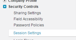 SFDC 3:16: Salesforce – Session Settings: Session Timeout