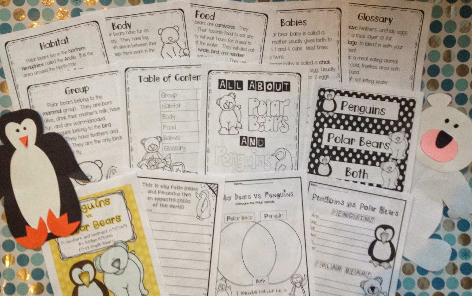 Compare and Contrast Polar Bears and Penguins - Megan Mitchell