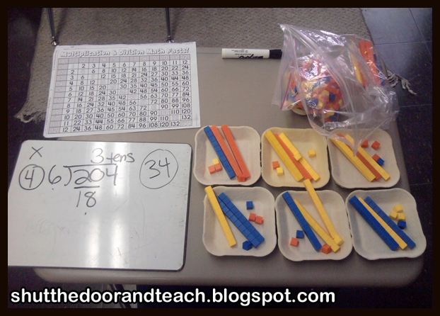 Shut the Door and Teach: Teaching Long Division with Base Ten Blocks