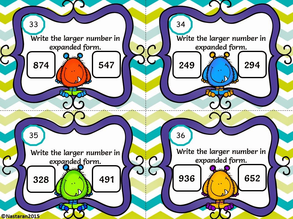 The Best of Teacher Entrepreneurs II: Place Value Task Cards Hundreds ...