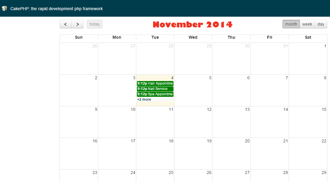 How to display Fullcalendar event details in a popup using CakePHP ... How to display Fullcalendar event details in a popup using CakePHP ...