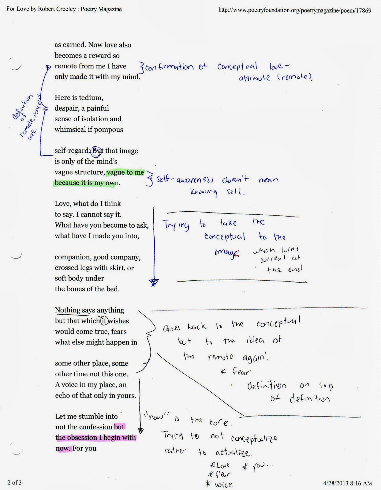 the love of my life boyle analysis