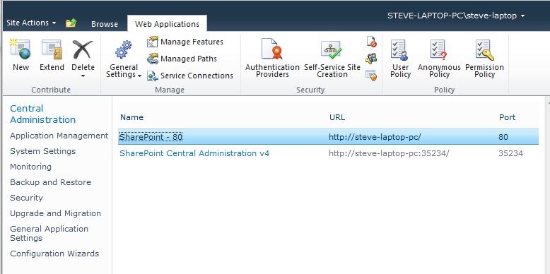 Steve's SharePoint Nuggets: InfoPath 2010 - Using the User Profile Service with Claims Based ...