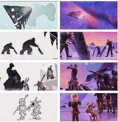 Frozen - Storyboard