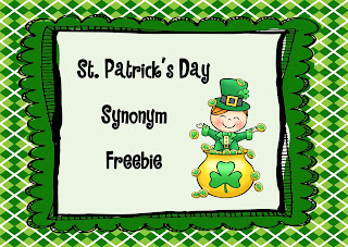 Synonyms for St. Patrick's Day - Second Grade Teaching Blog