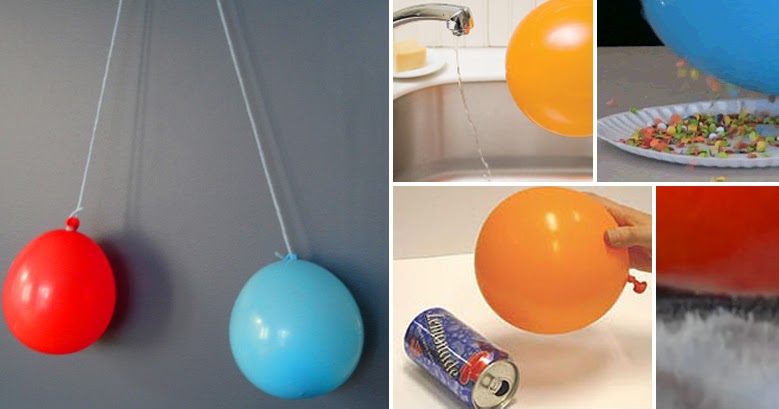 Static Electricity Balloon And Water