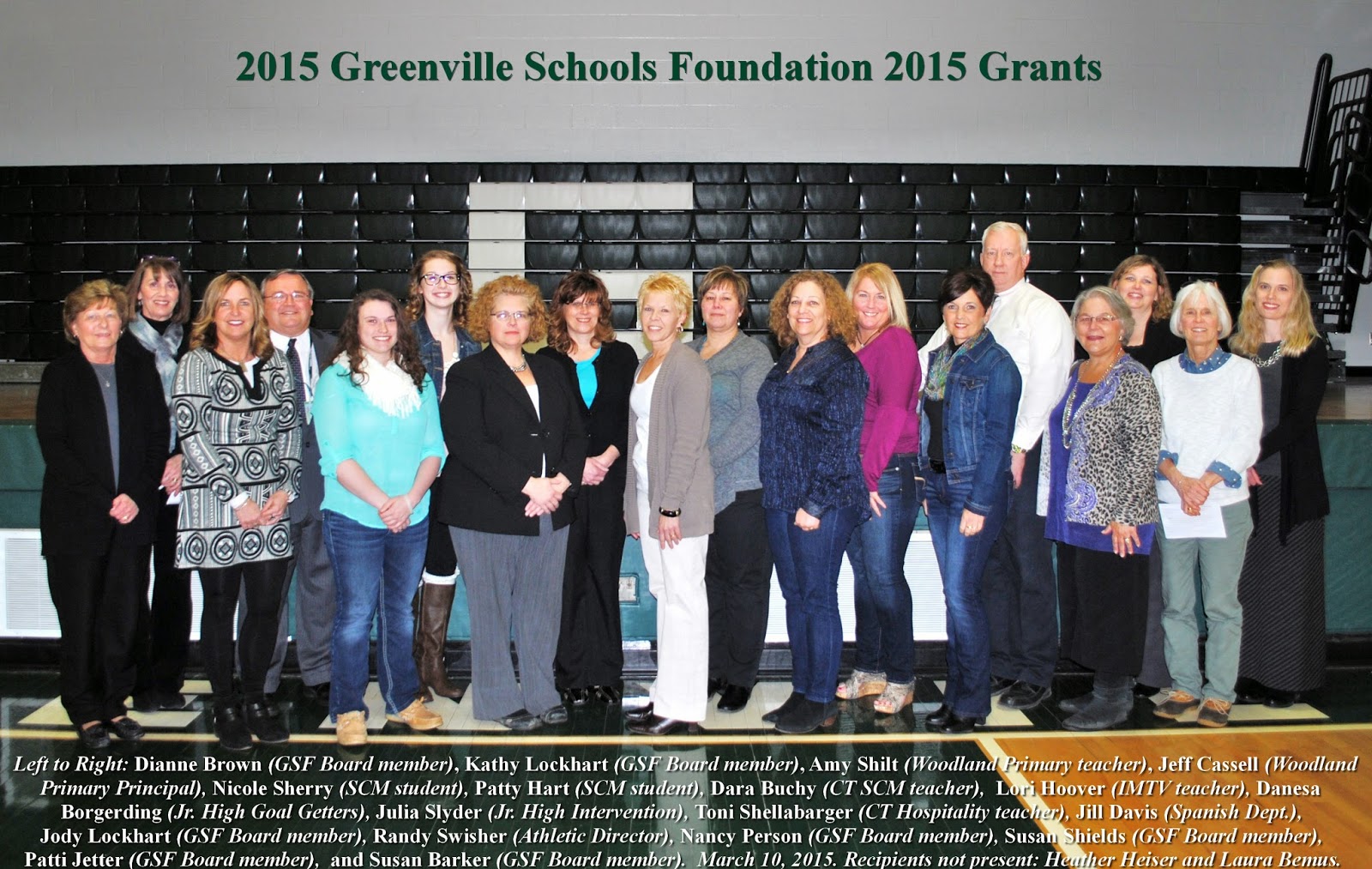 DarkeJournal.com: 2015 Greenville Schools Foundation Grant Recipients DarkeJournal.com: 2015 Greenville Schools Foundation Grant Recipients