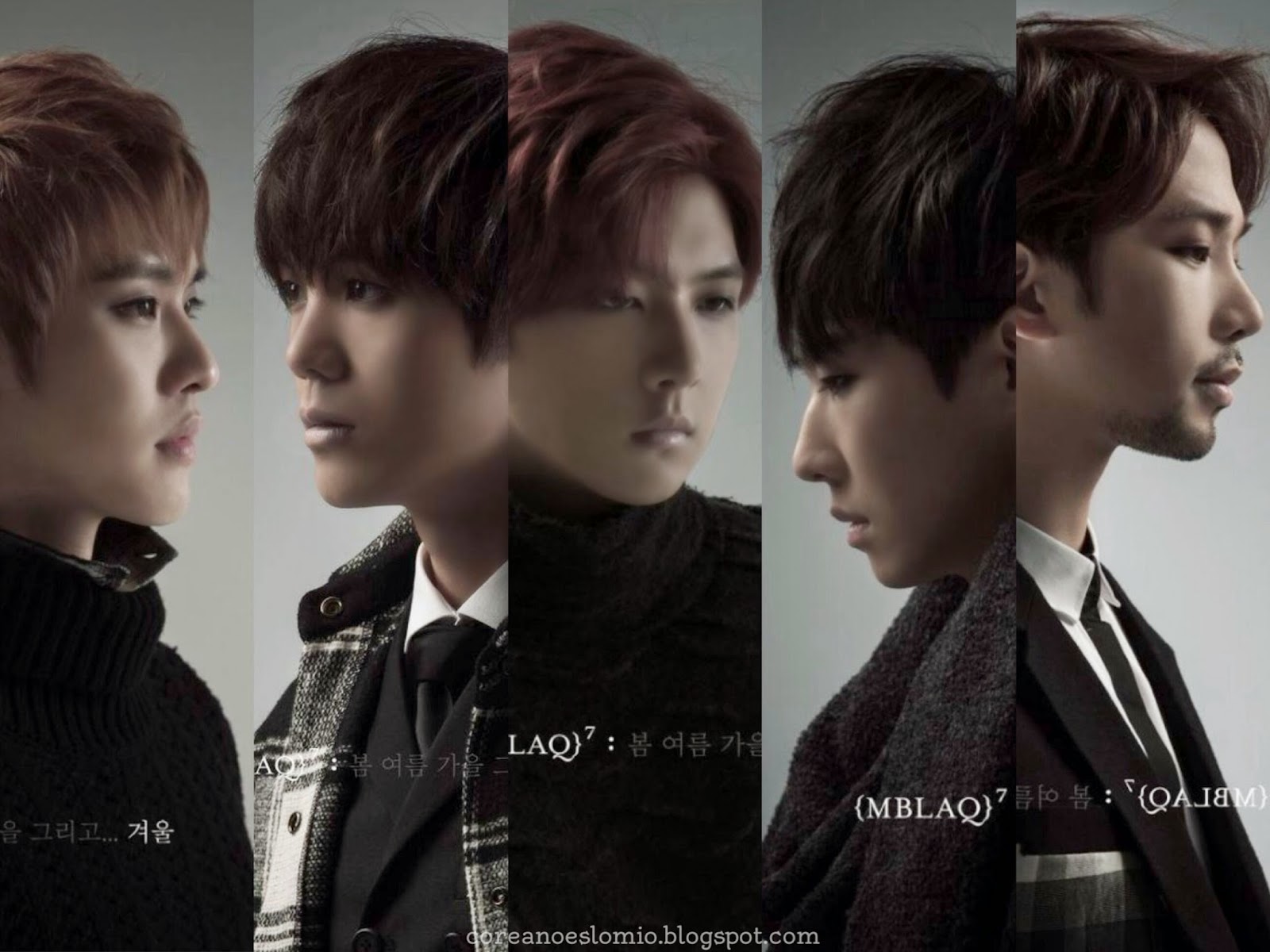 MBLAQ reveló imágenes teaser de cada uno, para su regreso "Winter". - Coreano Es Lo Mío