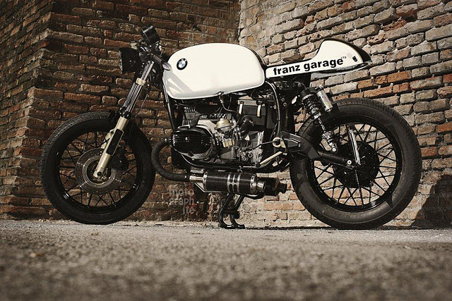 Good vibrations: BMW R45 "SCHWARZEN STRIPES" by Franz Garage