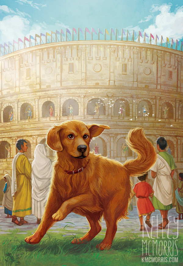 Kelley McMorris illustration: Ranger in Time: Danger in Ancient Rome!