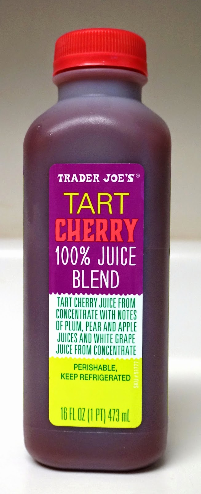 Exploring Trader Joe's: Trader Joe's Tart Cherry 100% Juice Blend
