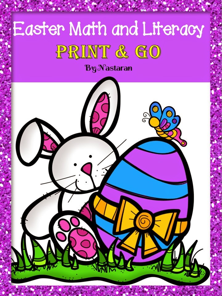 The Best of Teacher Entrepreneurs: Easter Math and Literacy Print and Go