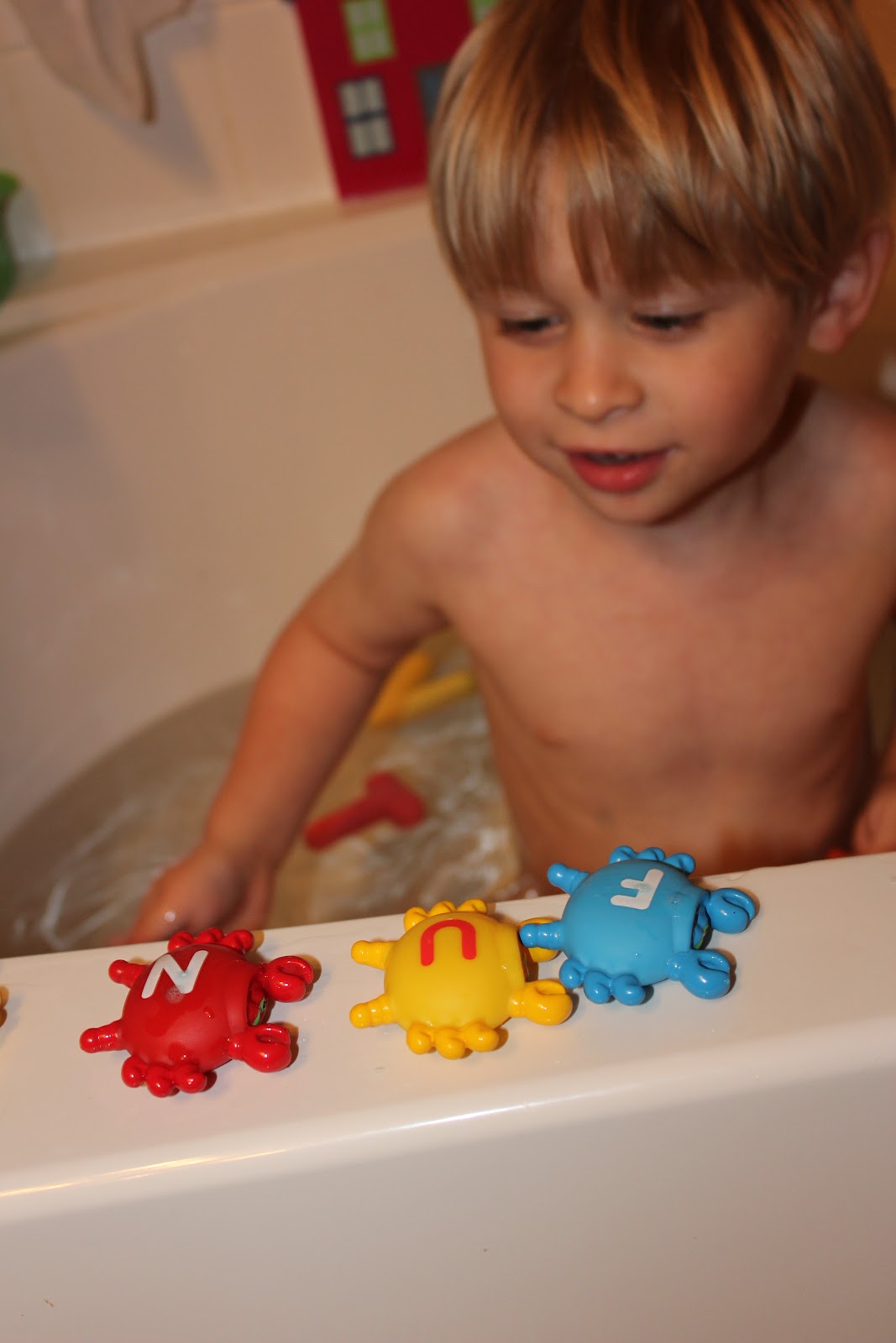 Momma's Fun World: Alphabet soup in the bath Momma's Fun World: Alphabet soup in the bath