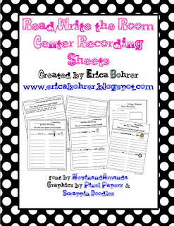 Read/Write the Room Worksheets