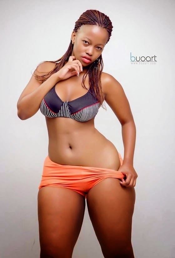 NAIJA AMEBO: PHOTOS: Meet Corazon Kwamboka one of Kenyan's curvaceous models