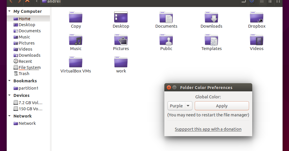 Nautilus, Nemo And Caja Extension `Folder Color` Sees New Release ~ Web Upd8: Ubuntu / Linux blog