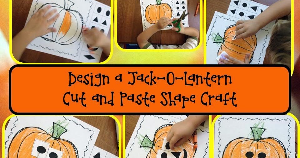 Sweet Tea Classroom: Pumpkin Craft: Design a Jack-O-Lantern Cut and ...