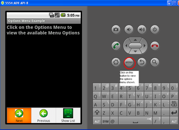 Создание меню параметров в Android - CoderLessons.com