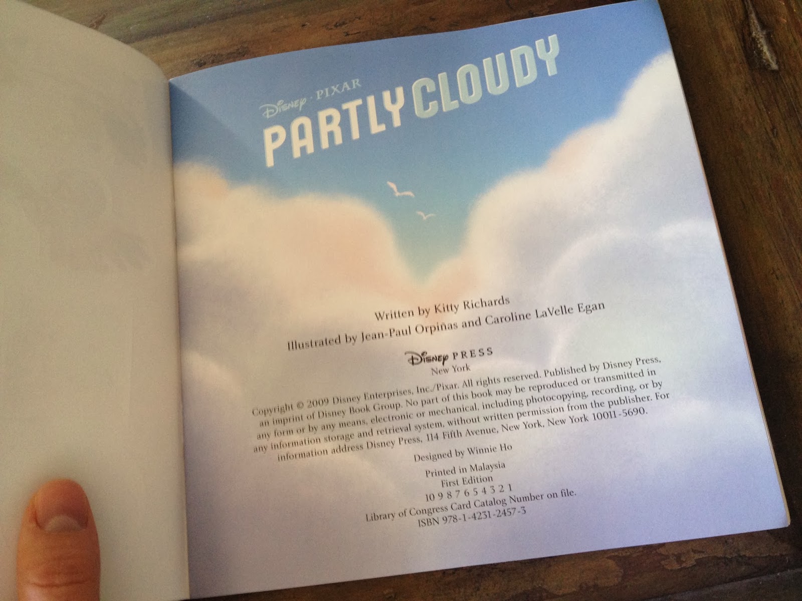 Dan the Pixar Fan: Partly Cloudy: Book