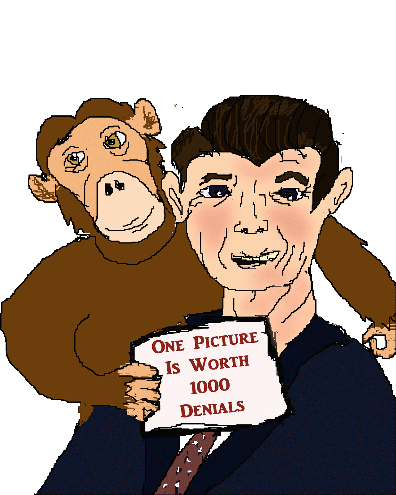 ConfuzzledDesigns: Ronald Reagan Caricature ConfuzzledDesigns: Ronald Reagan Caricature