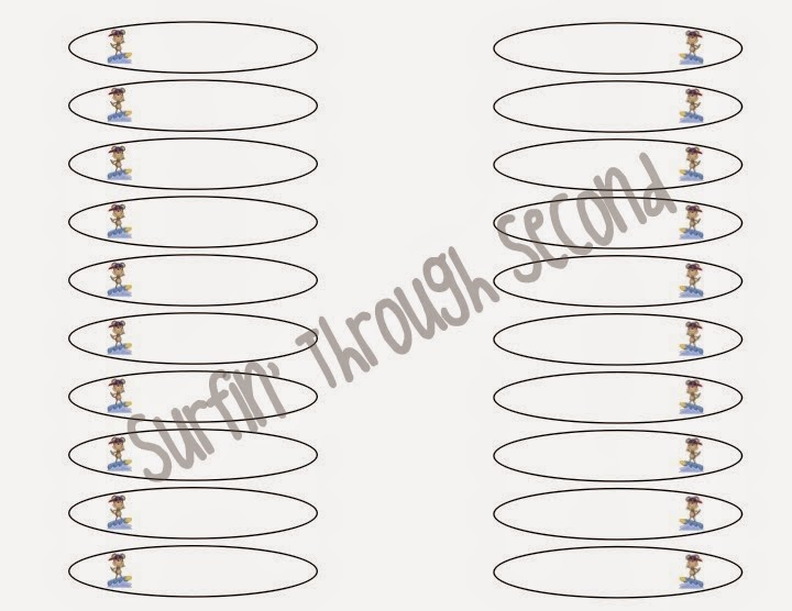 Surf's Up! Behavior Clip Chart Makeover - Surfin' Through Second